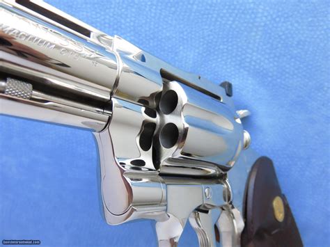 Colt Python Vintage With Box Nickel Cal Magnum Inch Barrel Appears Unfired SOLD