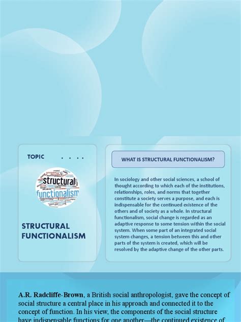 Structural Functionalism Pdf