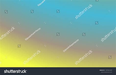 Soft Color Gradients Cover Page Poster Stock Vector Royalty Free