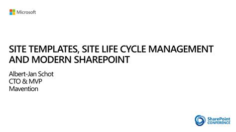 Site Templates Site Life Cycle Management And Modern Sharepoint Pptx