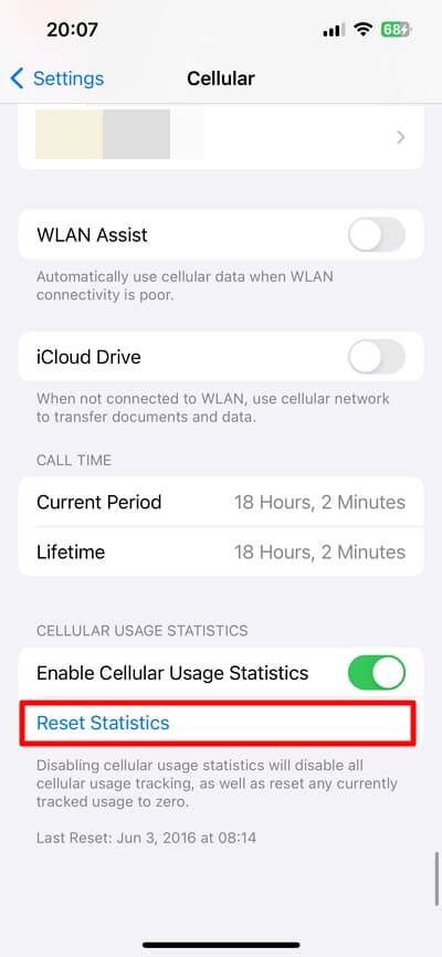 What Is Reset Statistics On IPhone