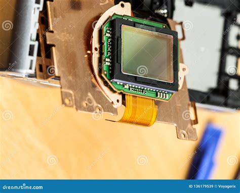 camera sensor matrix close up stock image image of microchip macro