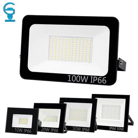 10w 20w 30w 50w 100w Led 투광 조명 220v 240v 야외 투광 조명 방수 Ip65 반사판 스포트라이트 전문 조명투광 조명등 Aliexpress