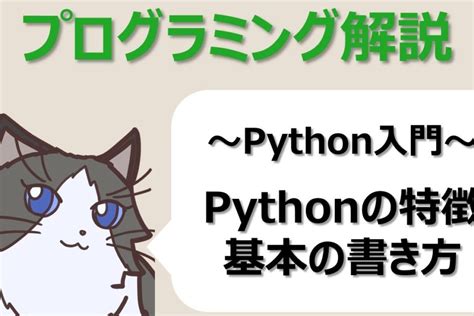 Python入門Pythonの特徴基本の書き方初心者向けプログラミング解説動画 ProCode