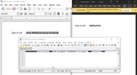 Error Reference Source Not Found Converting Doc To Pdf With Writer