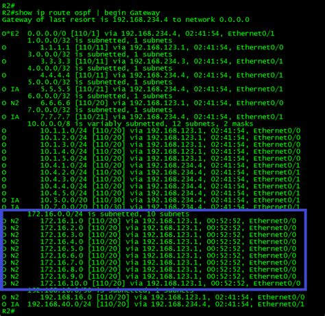 OSPF Filtering LSA Type NSSA External R S Journey