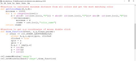 Project In Python Colour Detection Using Pandas OpenCV DataFlair