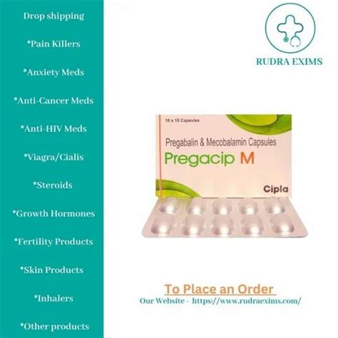 Pregacip M Pregabalin And Mecobalamine Capsules At Rs 2500 Box Nervigesic In Nagpur Id