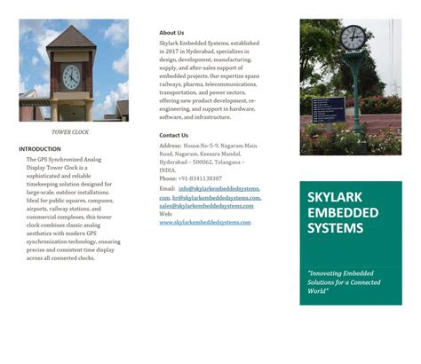 Black Mild Steel Gps Synchronised Analog Display Tower Clock At ₹ 98000piece In Hyderabad