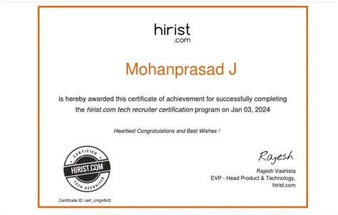 Mohanprasad Janardhanan On Linkedin Techrecruitment Careerdevelopment