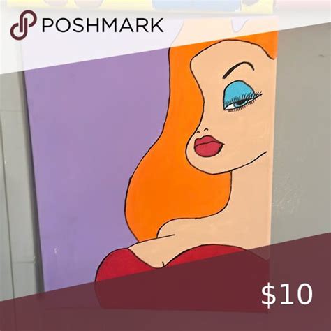Jessica Rabbit Painting Rabbit Painting Jessica Rabbit Painting