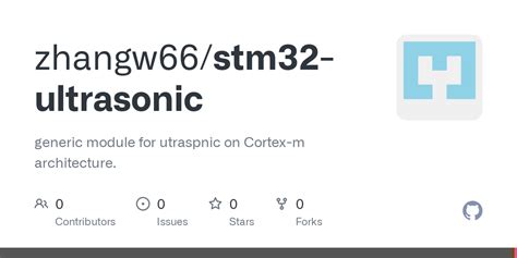 GitHub Zhangw66 Stm32 Ultrasonic Generic Module For Utraspnic On Cortex M Architecture