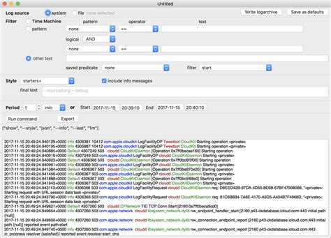macos unified log 1 why what and how the eclectic light company