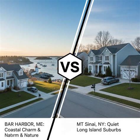 Bar Harbor Maine Vs Mt Sinai Ny When Americas Playground Meets Long