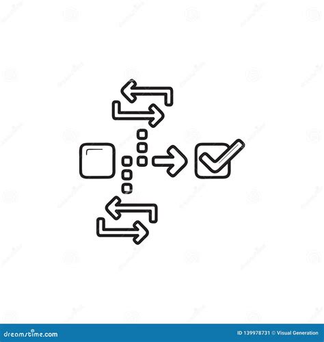Agile Project Management Hand Drawn Outline Doodle Icon Stock Vector Illustration Of Group