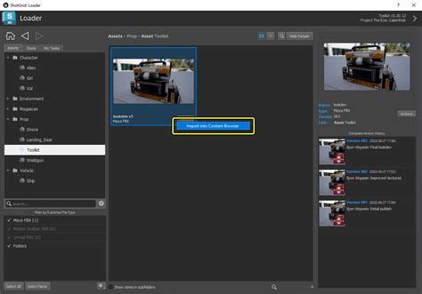 Using Unreal Engine With Autodesk Shotgrid Unreal Engine 56 Documentation Epic Developer