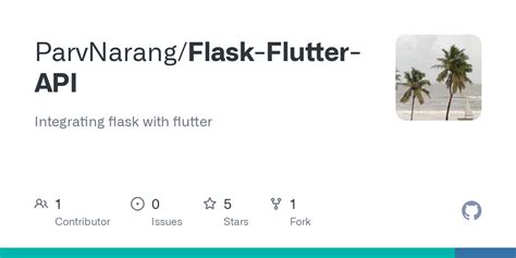 Github Parvnarangflask Flutter Api Integrating Flask With Flutter