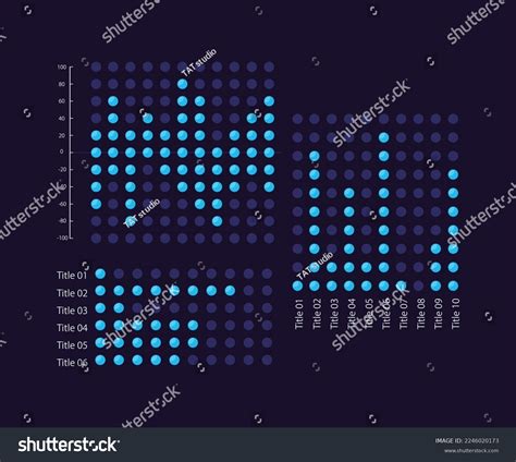 Dot Plot Infographic Chart Design Template Stock Vector Royalty Free 2246020173 Shutterstock