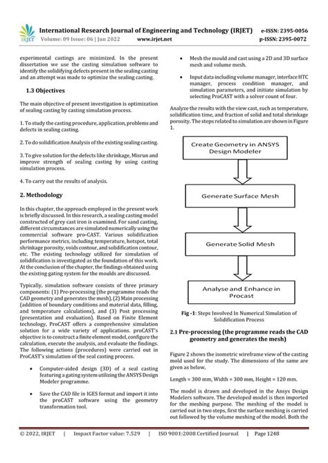 Optimization Of Sealing Casting By Identifying Solidification Defect And Improvement Of Strength