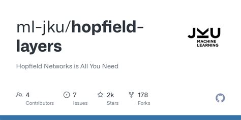 Github Ml Jkuhopfield Layers Hopfield Networks Is All You Need