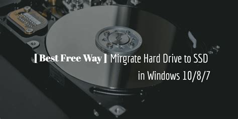 Guide How To Migrate Hard Drive To SSD In Windows