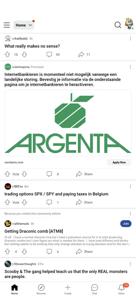 Reddit Ad Scam R Belgium