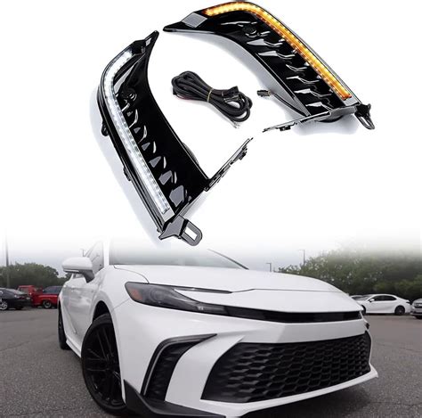 Pair Led Drl With Sequential Turn Signal Compatible With Toyota Camry