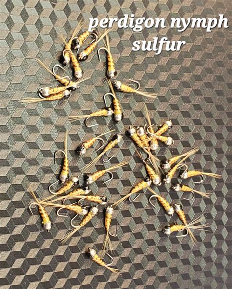 Tungsten Bead Perdigon Nymph Perdigon Nymph Sulfur Baxter House