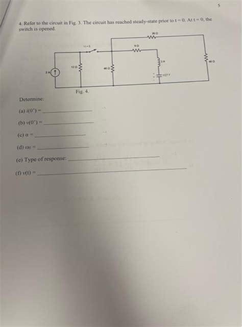 4 Refer To The Circuit In Fig 3 The Circuit Has