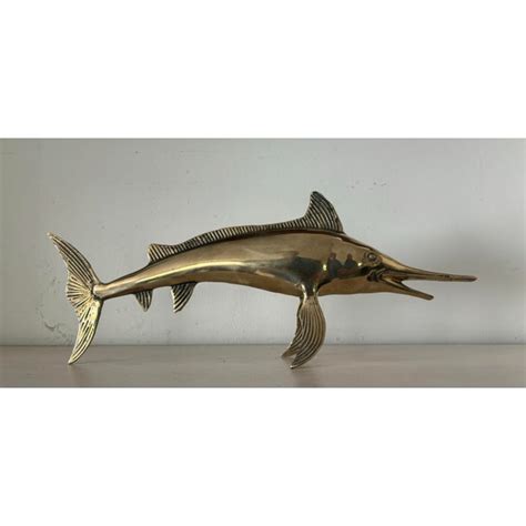 Vintage Brass Fish Chairish