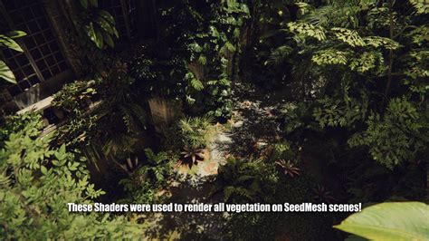 Artstation Seedmesh Vegetation Shaders Unity Package Game Assets
