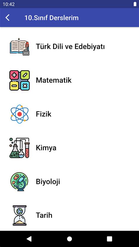10 Sınıf Lise Ders Notları Para Android Descargar