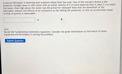 Solved Calculate The Displacement And Velocity At Time Chegg Com