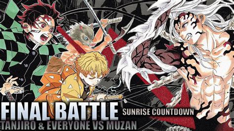 Final Battle Tanjiro Vs Muzan Demon Slayer Youtube