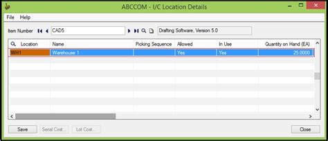 Migrate Item Location Form Sage Pro To Sage 300 Erp