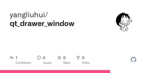 Github Yangliuhuiqtdrawerwindow