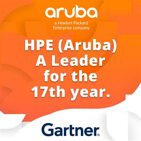 hpe aruba networking on linkedin magic quadrant for enterprise wired