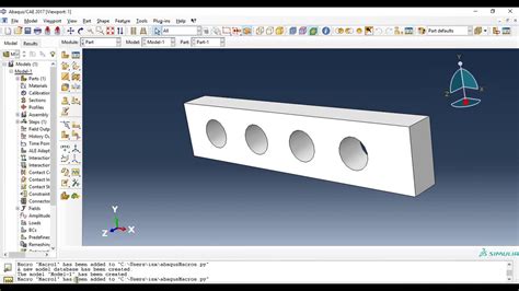 How To Create And Edit A Script File With Abaqus Youtube