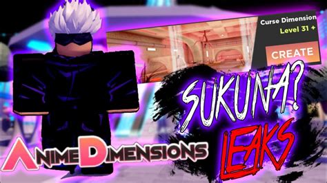 💥 Codes Sukuna Jujutsu Kaisen Anime Dimensions Leak Merch💥 Youtube