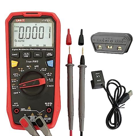 Ut61e Ac Dc 1000v 20a True Rms Digital Multimeter 22000 Counts Voltage Current