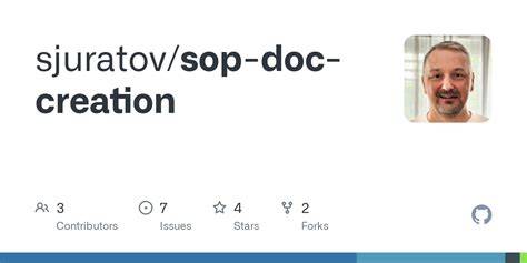 GitHub Sjuratov Sop Doc Creation