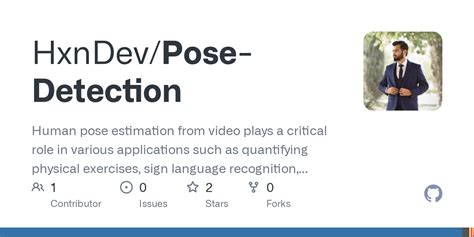 GitHub HxnDev Pose Detection Human Pose Estimation From Video Plays A Critical Role In