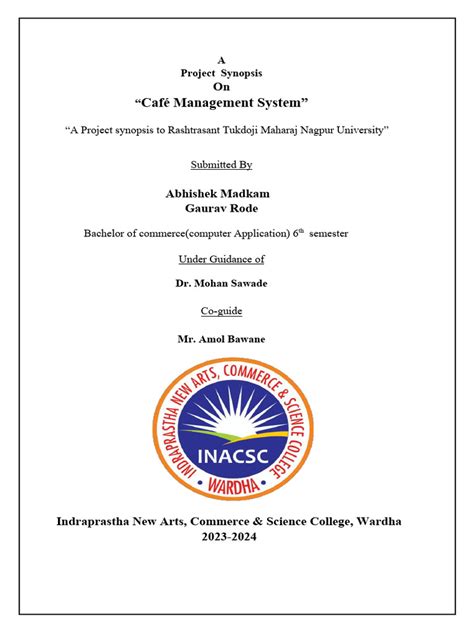 Cafe Management System Pdf Applications And Software Net Beans