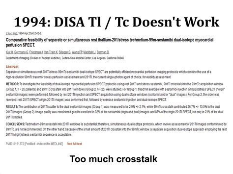 Dual Tracer Single Acquisition Imaging In Nuclear Medicine Ppt