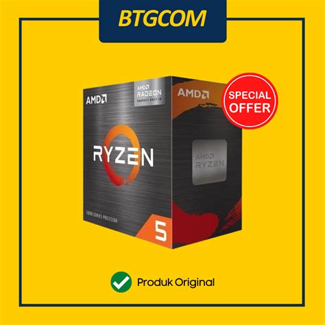 Cpu Processor Prosesor Amd Am4 Ryzen 5 5600gt Btgcom