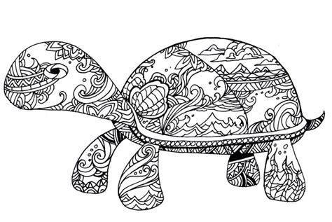 그리남 컬러링북 도안 거북이 아트테라피 네이버 블로그
