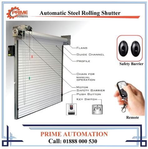 Automatic Aluminum Rolling Shutter Prime Automatic Door
