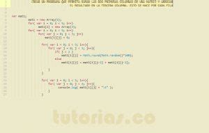 Arrays Javascript Suma Interna De Filas Tutorias Co
