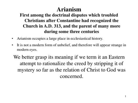 Ppt Arianism Powerpoint Presentation Free Download Id5392938