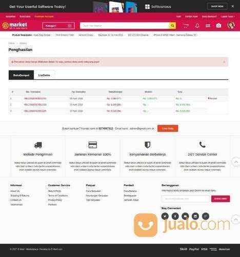 aplikasi source code marketplace multivendor online di kota yogyakarta
